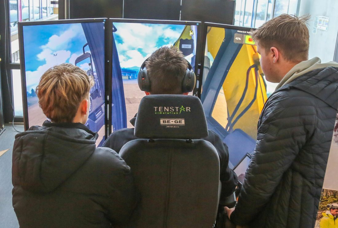 Fortsetter anleggsdag-suksess ved Borgund vgs. - Anleggsmaskinen