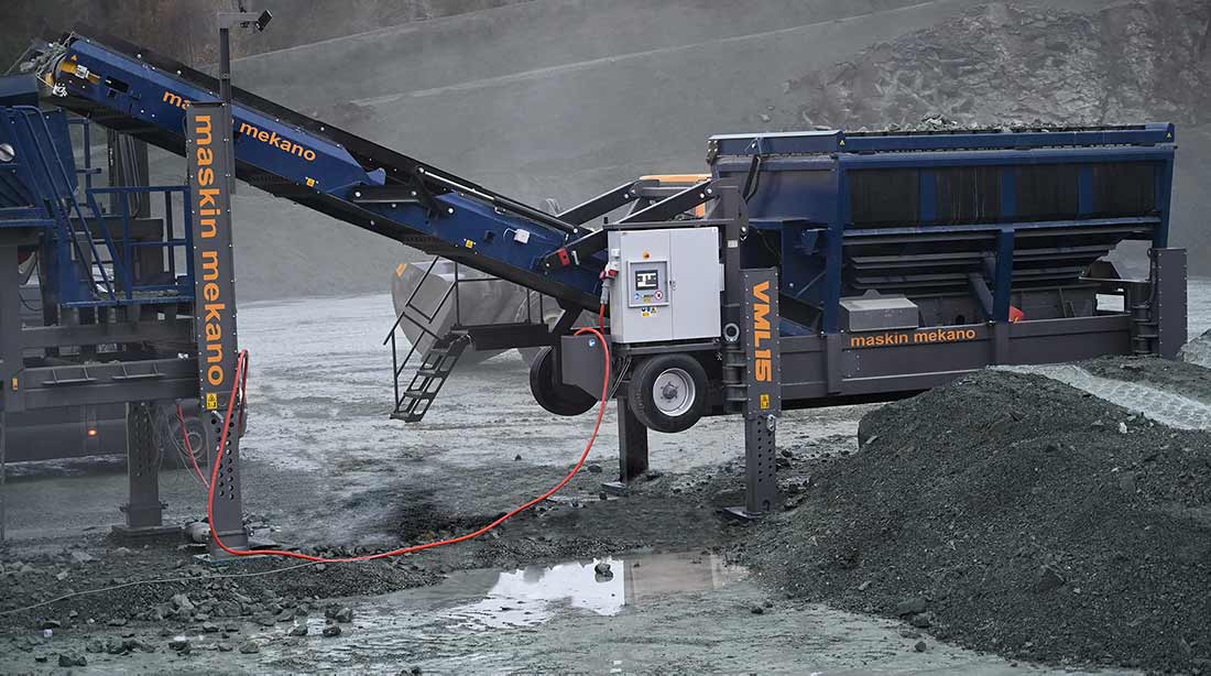 Ny serie knusere og matere hos Maskin Mekano - Anleggsmaskinen